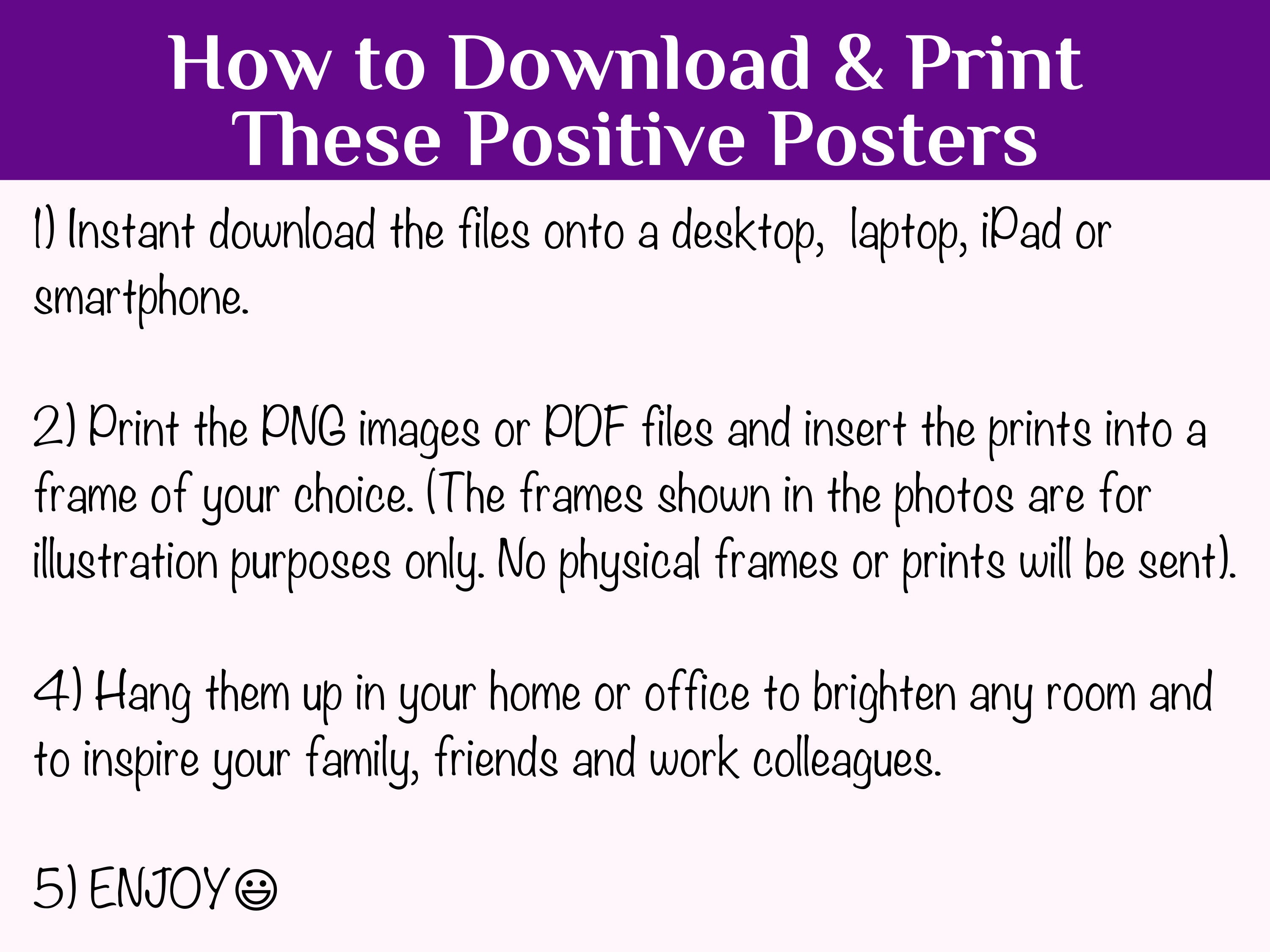 Positive Me Printable Affirmation | Choose Positive Thinking Printable ...