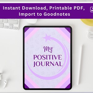 Positive Journal Printable | Positive Affirmations | Inspiring Daily ...