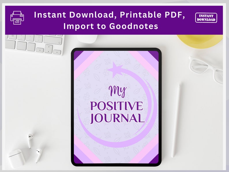 Positive Journal Printable | Positive Affirmations | Inspiring Daily ...