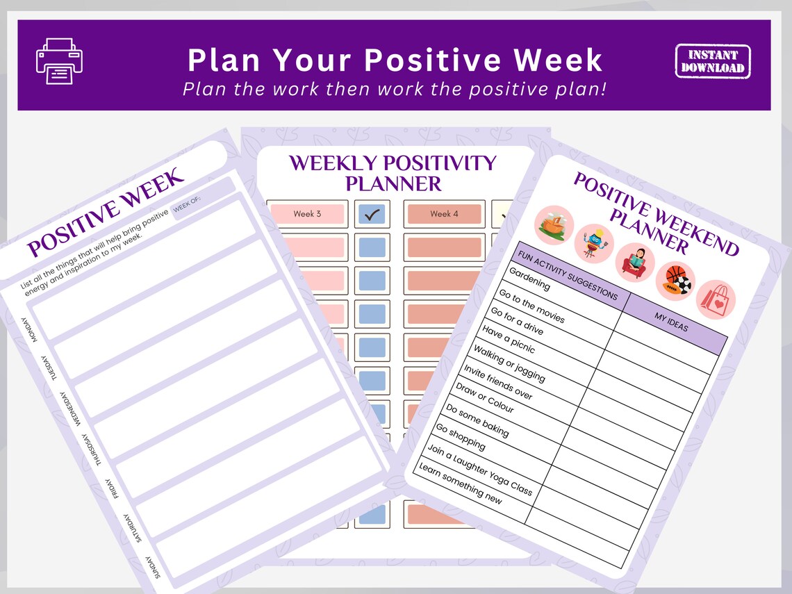 Positive Journal Printable | Positive Affirmations | Inspiring Daily ...