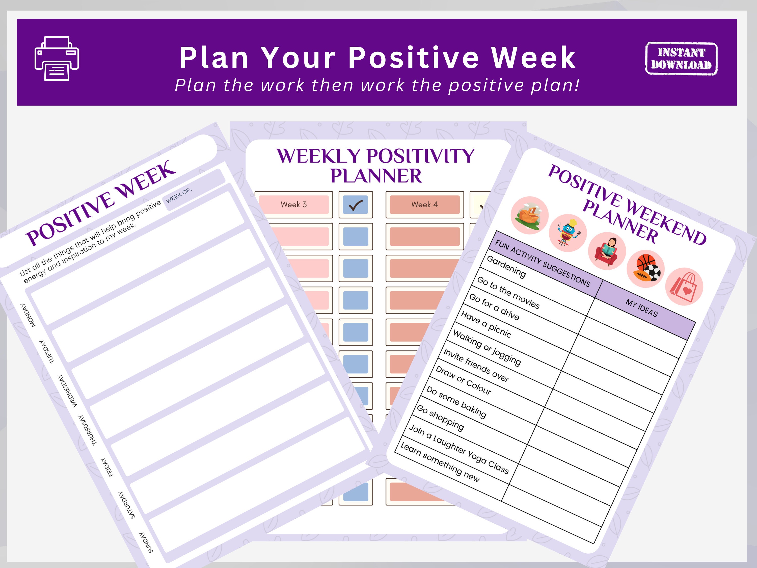 Positive Journal Printable | Positive Affirmations | Inspiring Daily ...