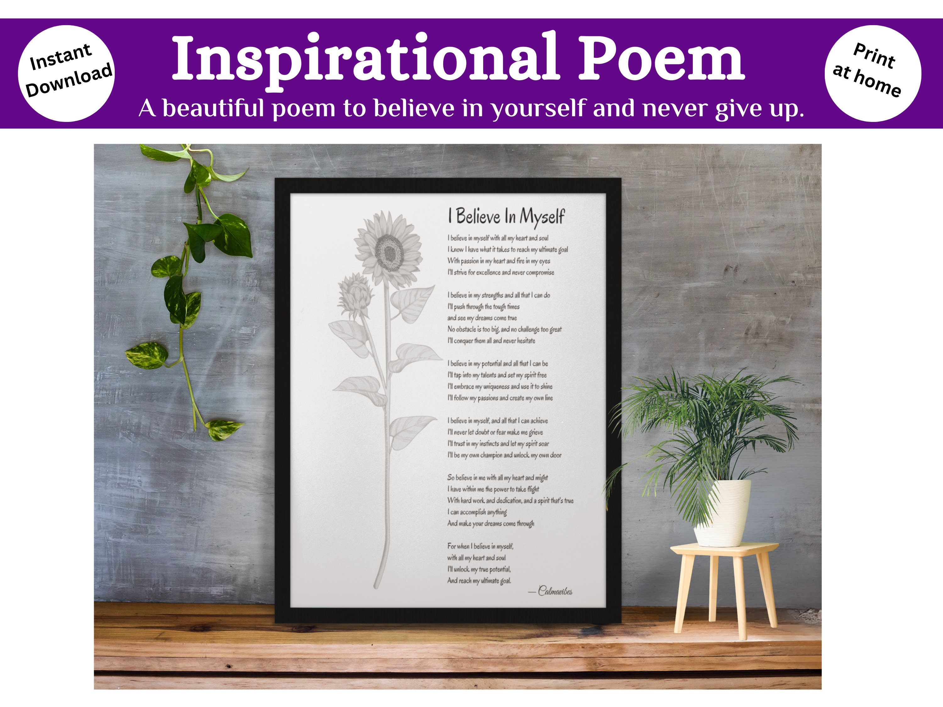 Keep Believing In Yourself Poem