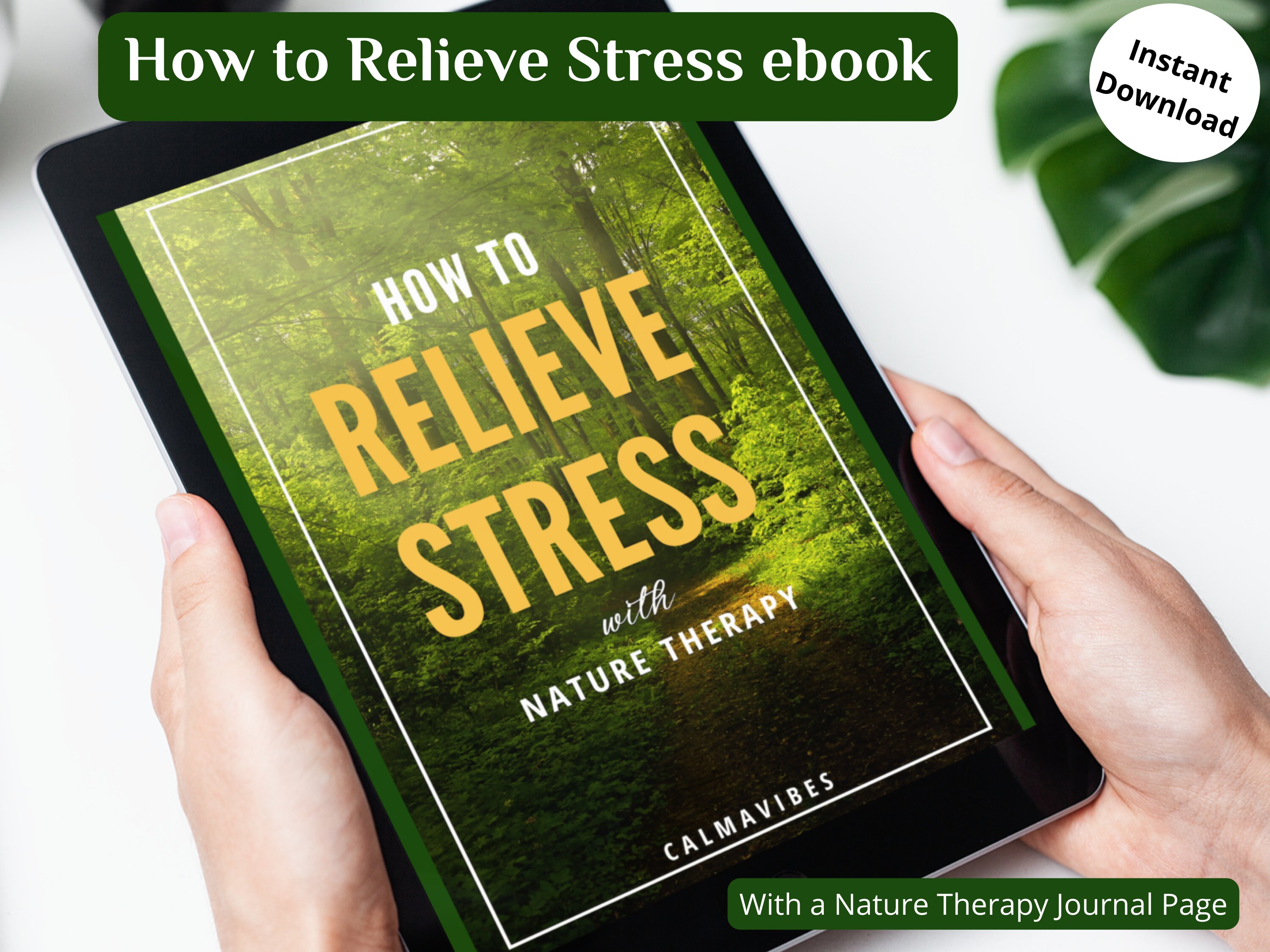 How to Relieve Stress With Nature Therapy Ebook | the Complete Guide to ...
