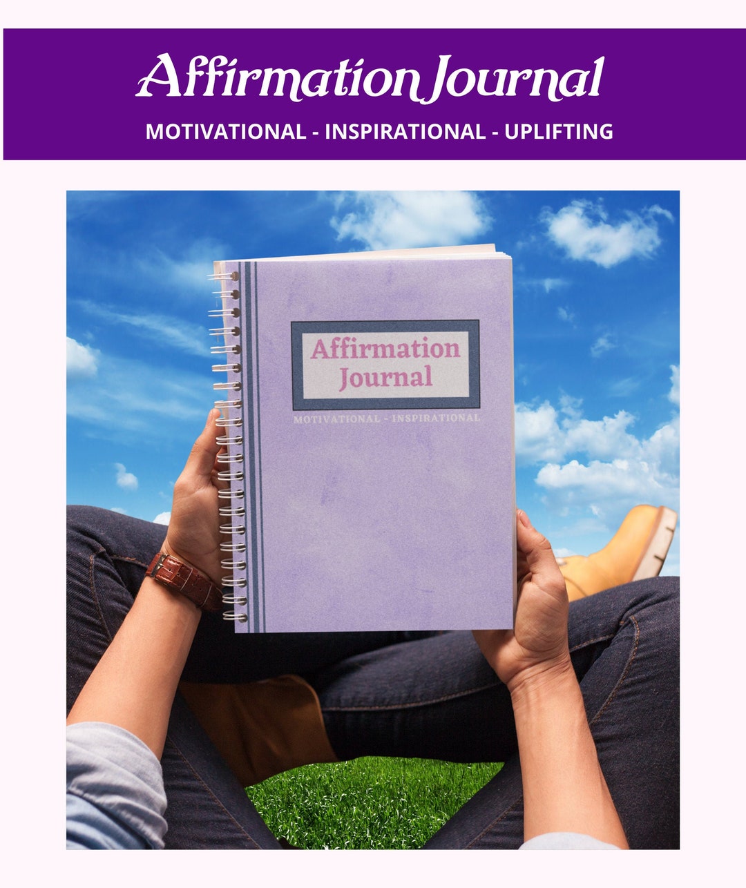 Digital Affirmation Notebook | Printable | Instant Download | - Etsy