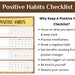 Positive Self-care Checklist Positive Achievements Checklist Positive ...