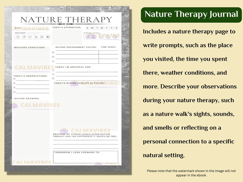 How to Relieve Stress With Nature Therapy Ebook | the Complete Guide to ...