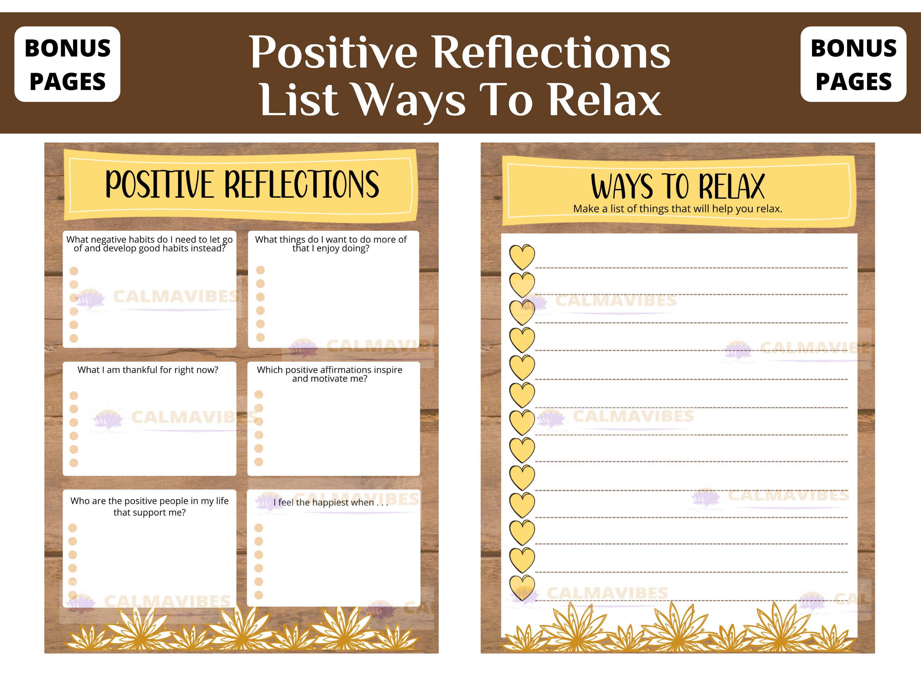 Positive Self-care Checklist Positive Achievements Checklist Positive ...