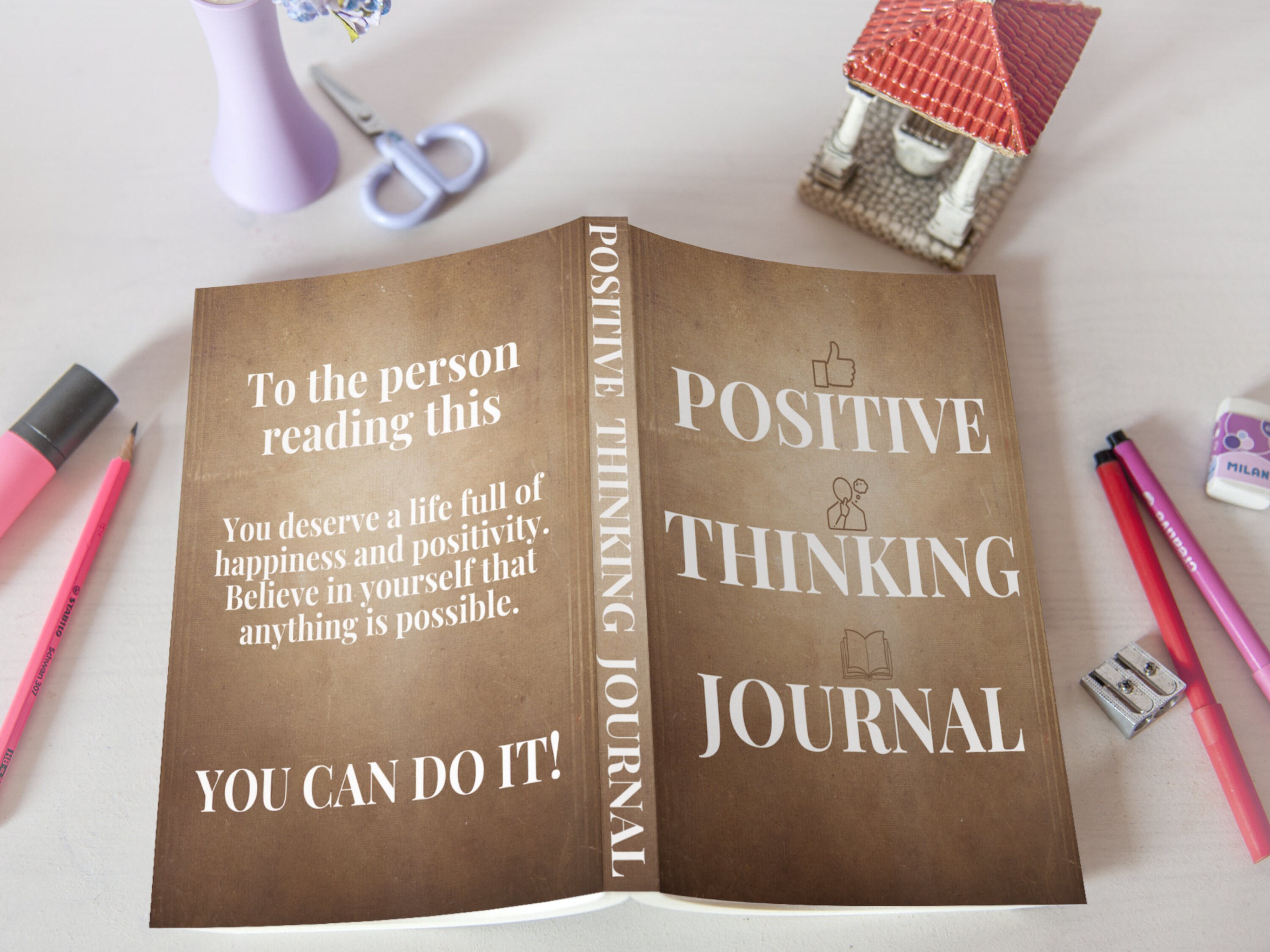 Positive Thinking Journal | Fillable PDF | Instant Download | Bonus ...