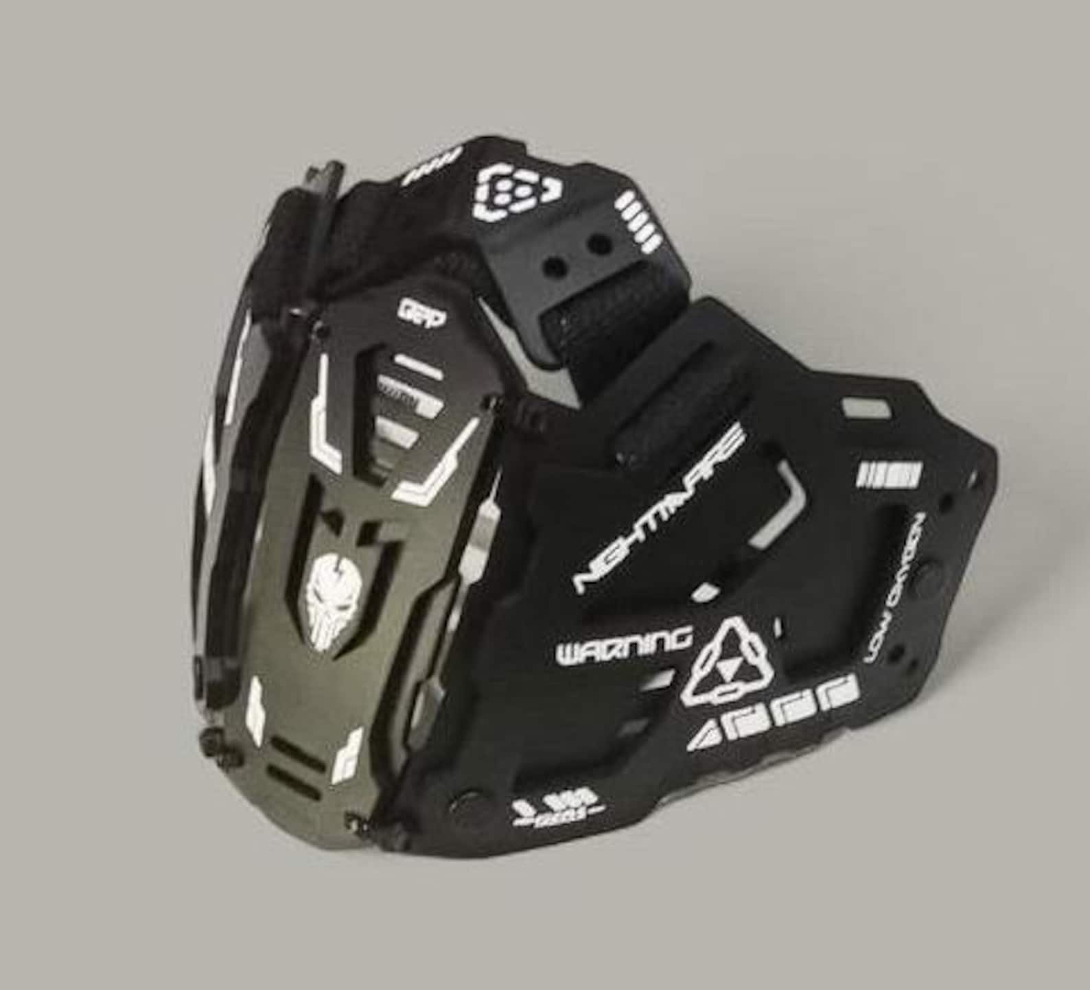 Cyberpunk Techwear Mask Protector : Skeleton 07 - Etsy