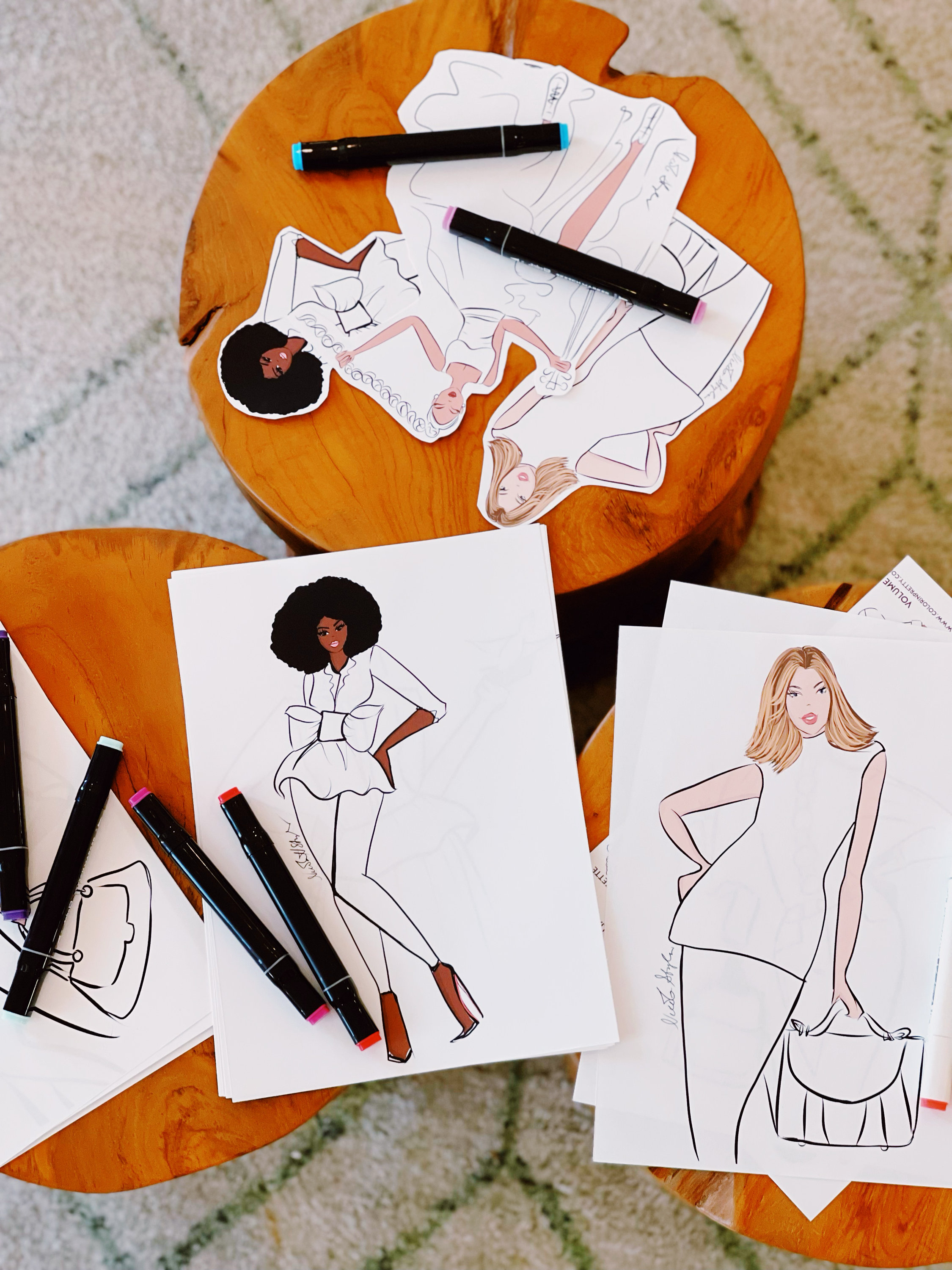 25 Color in Pretty Paper Doll Coloring Sheets With Skin Tone Colored In ...