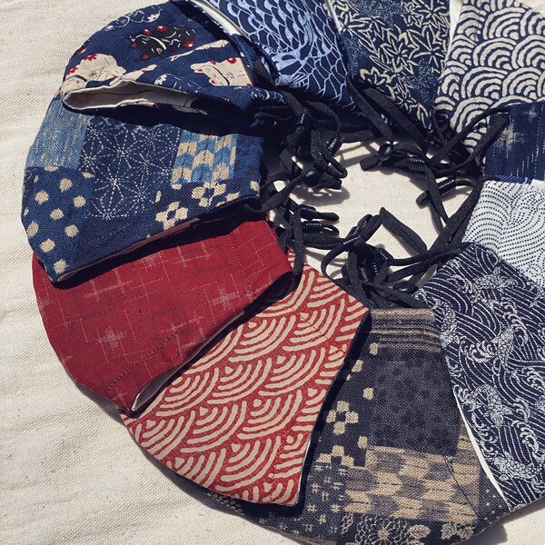 Japanese Face Mask - Etsy