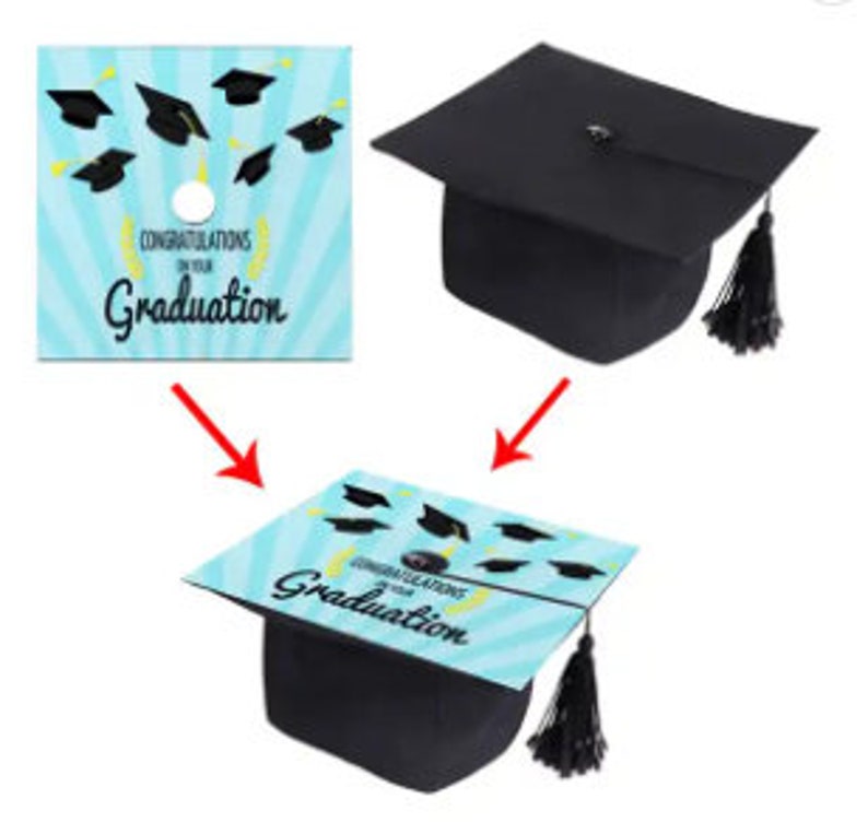 Graduation Bundle Hat Topper | 60' Graduation Stole | Sublimation ...