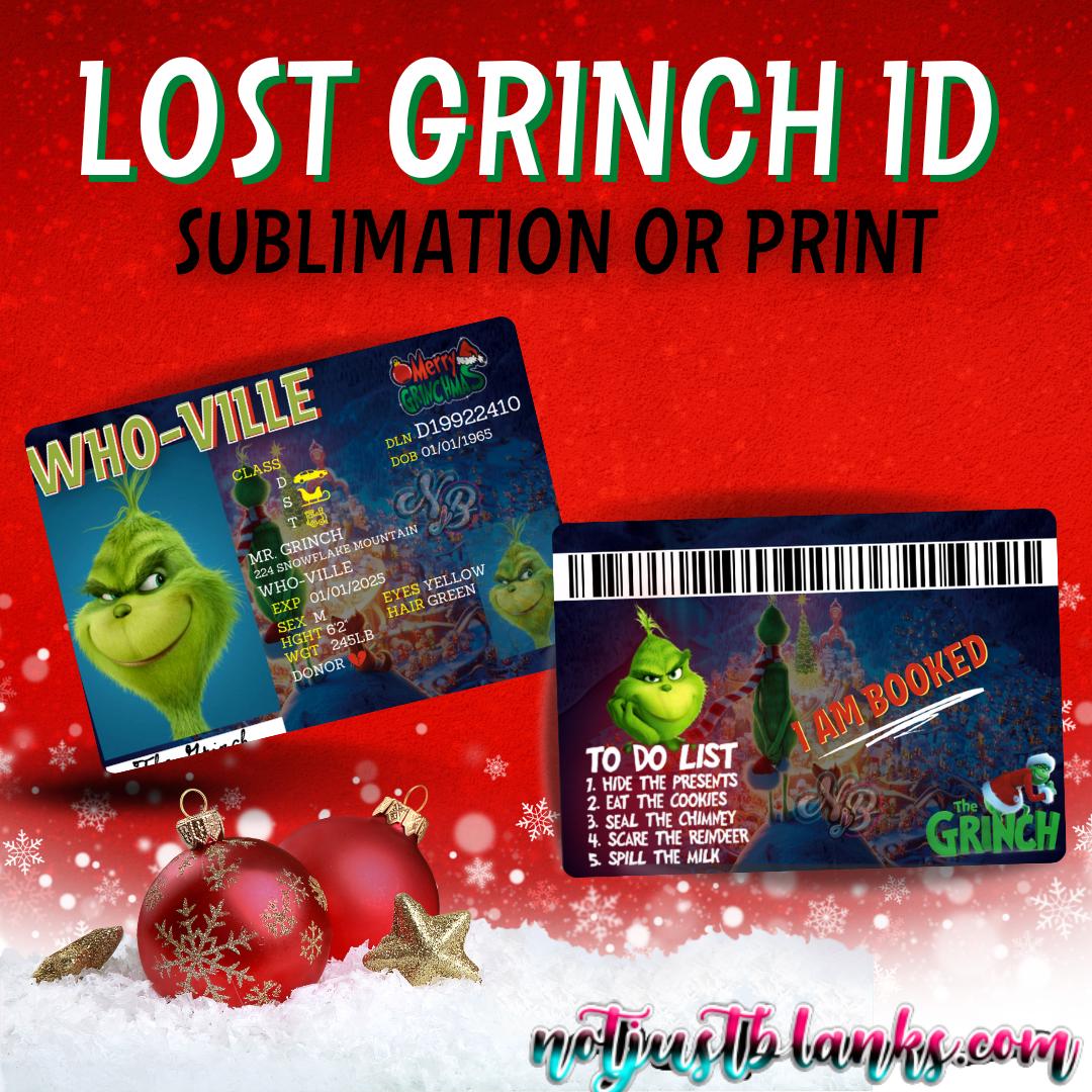 Lost Grinch ID - Etsy