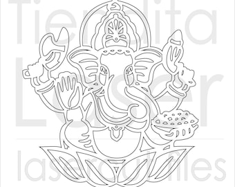 Ganesha Dxf - Etsy