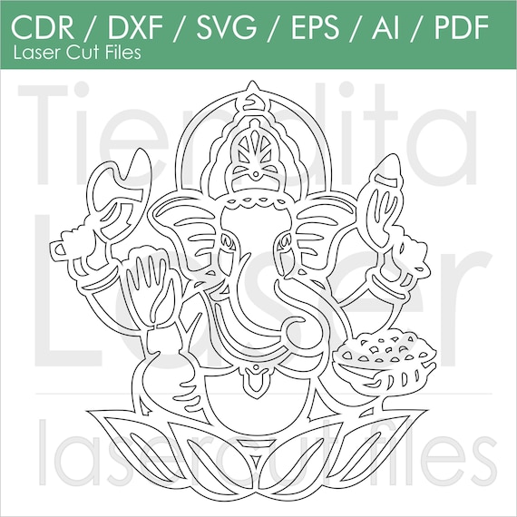 Ganesha Laser Cut File Vector Dxf Cdr Svg Ai Pdf Instant | Etsy Ireland