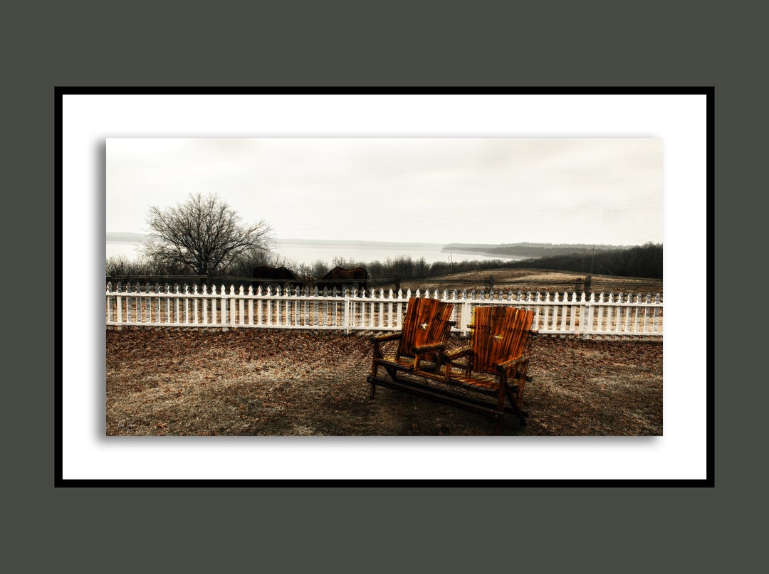 Dog Iron Ranch Scenic Landscape Photo, One of a Kind Double Exposure ...