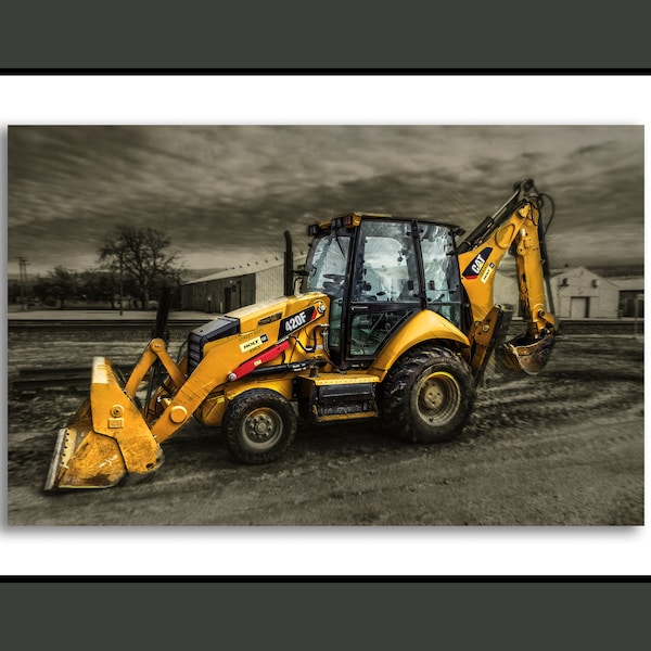 Caterpillar Equipment Wall Art - Etsy