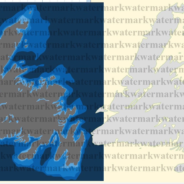 Newfoundland Map Svg - Etsy