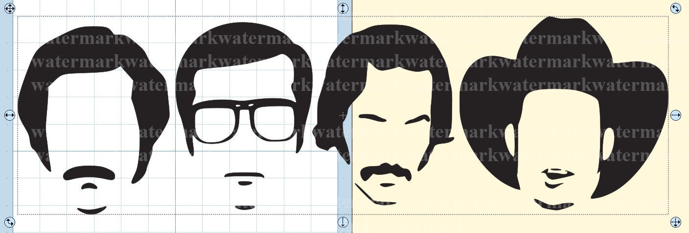 Anchorman Ron Burgundy KVWN Channel 4 News Team SVG PNG Cricut ...