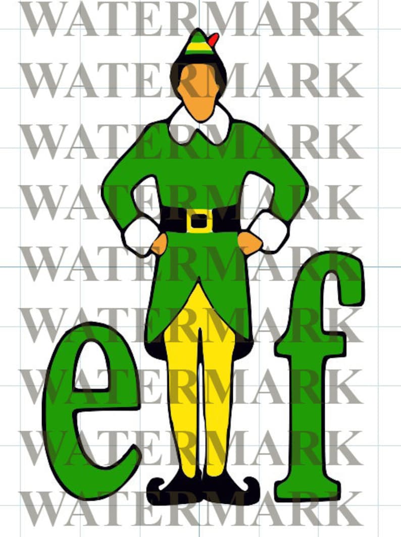 Buddy the Elf 5 Layer Christmas SVG Cricut Silhouette Glowforge - Etsy
