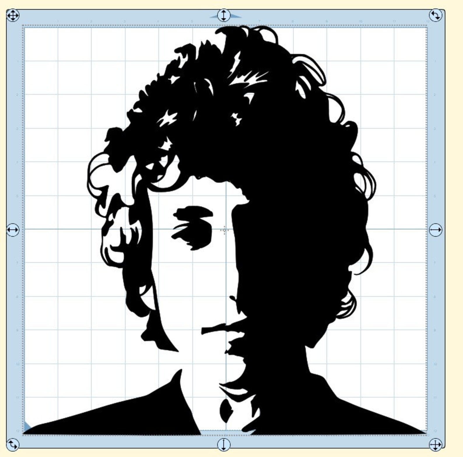 Bob Dylan SVG Cricut Silhouette Glowforge - Etsy