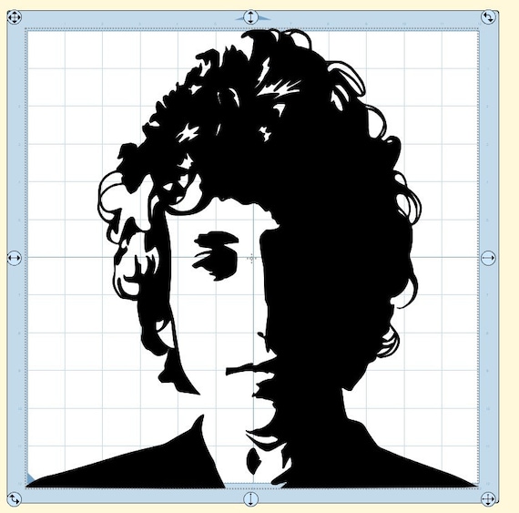Bob Dylan SVG Cricut Silhouette Glowforge - Etsy