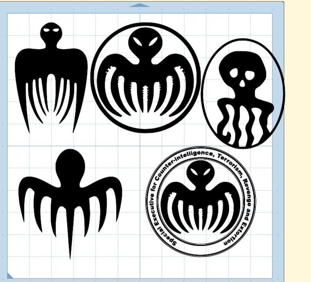 Spectre 007 Package 5 Logo SVG Cricut Silhouette Glowforge - Etsy