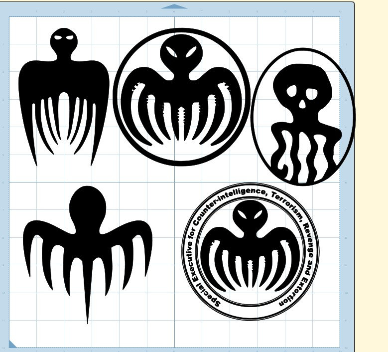 Spectre 007 Package 5 Logo SVG Cricut Silhouette Glowforge - Etsy