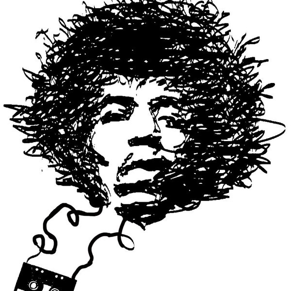 Jimi Hendrix Svg - Etsy