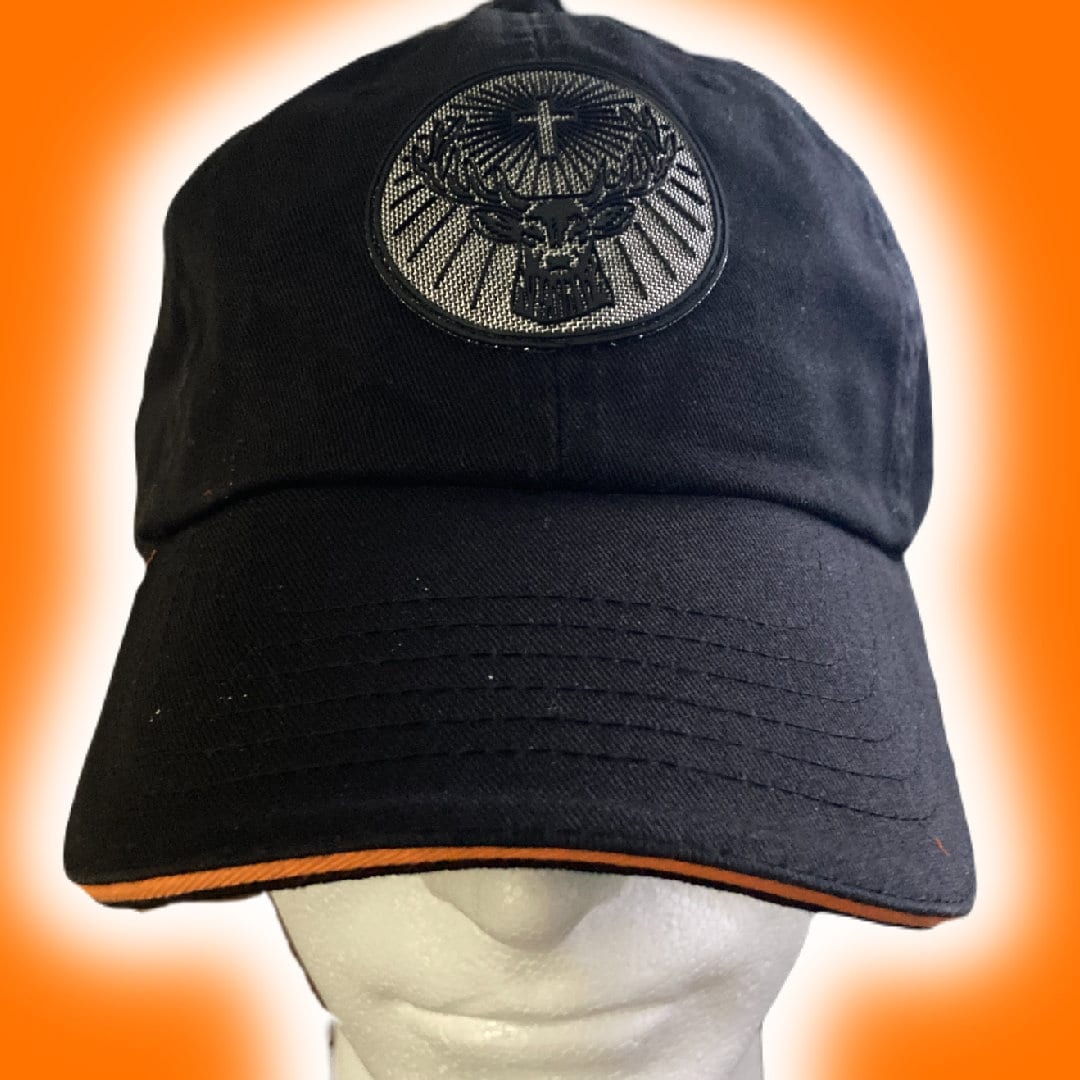 Jagermeister Adjustable Black Hat With Stag Logo in Orange or Gray NEW ...