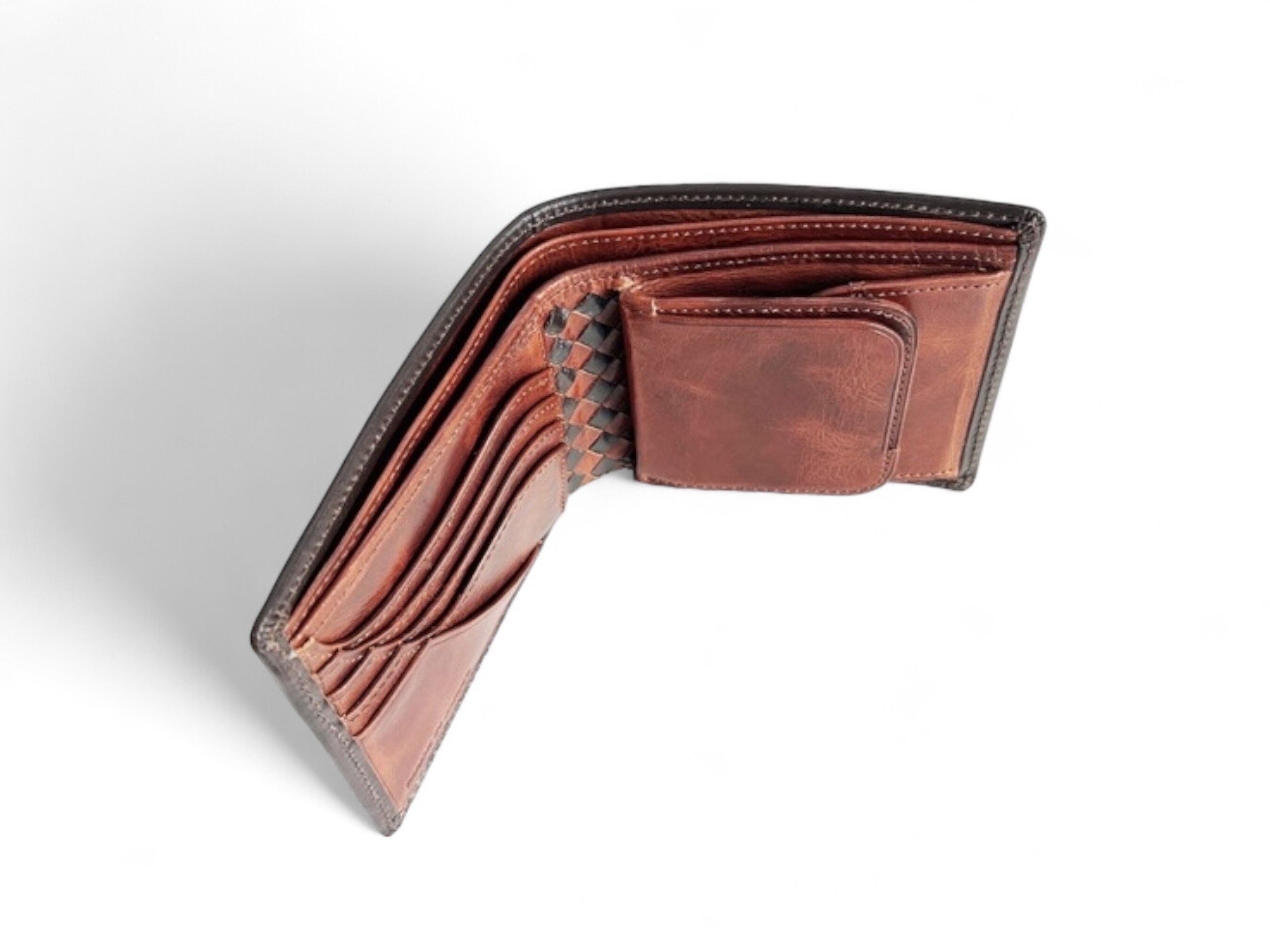 Extra Edition "basic" Art Wallet British Bridle Leather X Japanese Calf ...