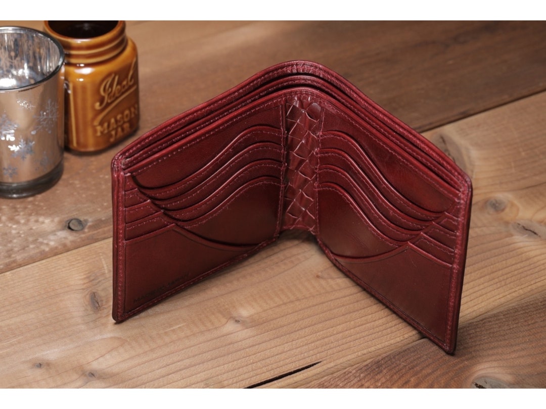 Bifoldleather Wallet, Basic Art Wallet Japanese Leather Wallet ...