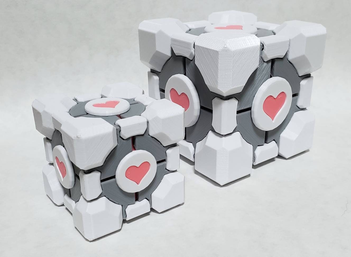 Portal Weighted Companion Cube Aperture Science Inc 3D - Etsy