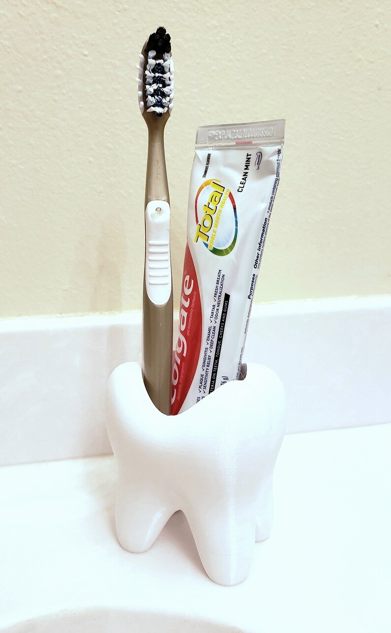 Tooth Toothbrush/toothpaste Holder - Kids and Adults Toothbrush - 3D ...