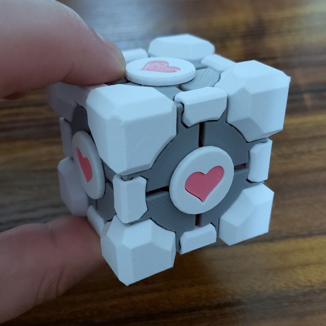 Portal Weighted Companion Cube Aperture Science Inc 3D - Etsy