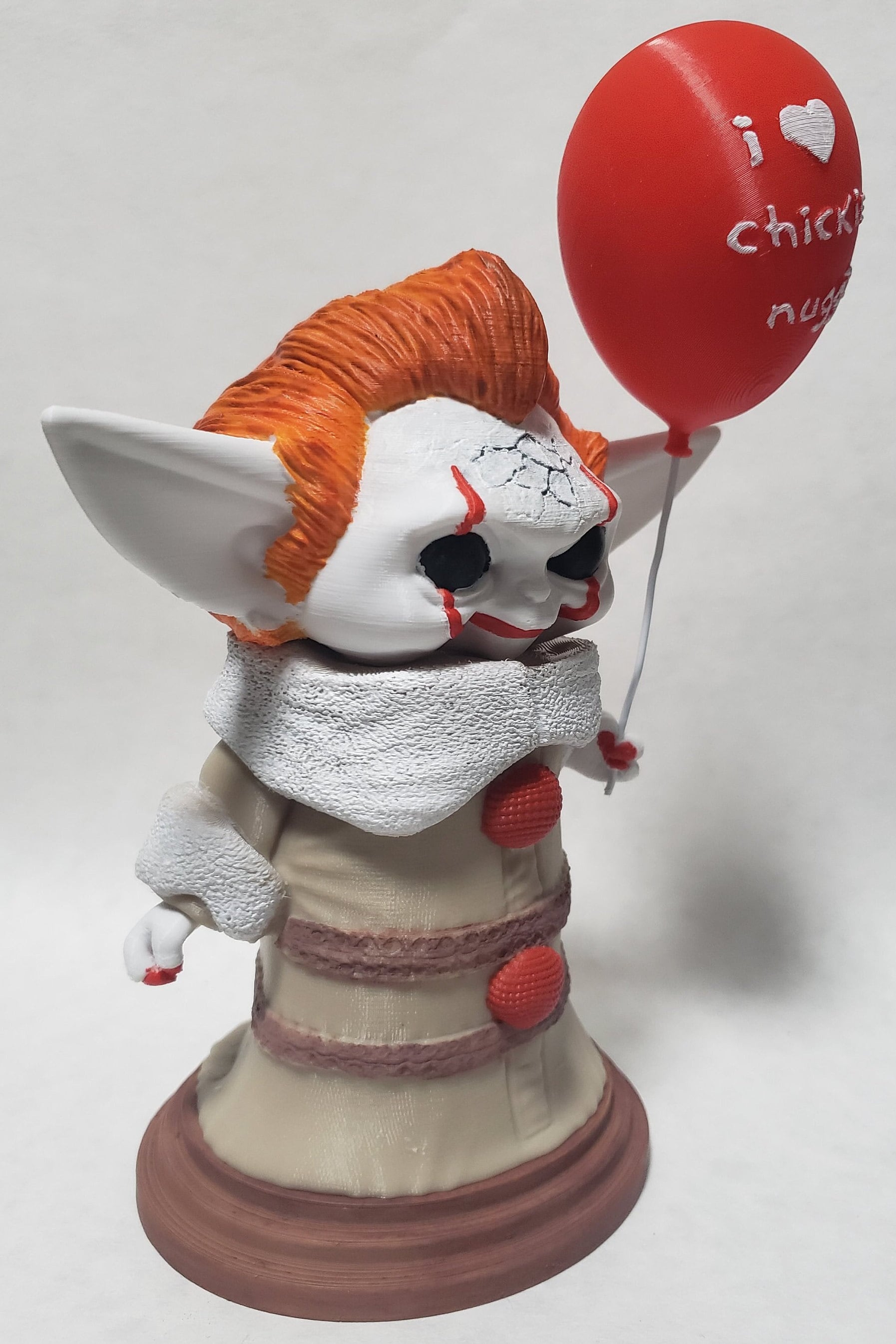 Baby Yoda grogu Pennywise Mashup Mandalorian/it Horror - Etsy