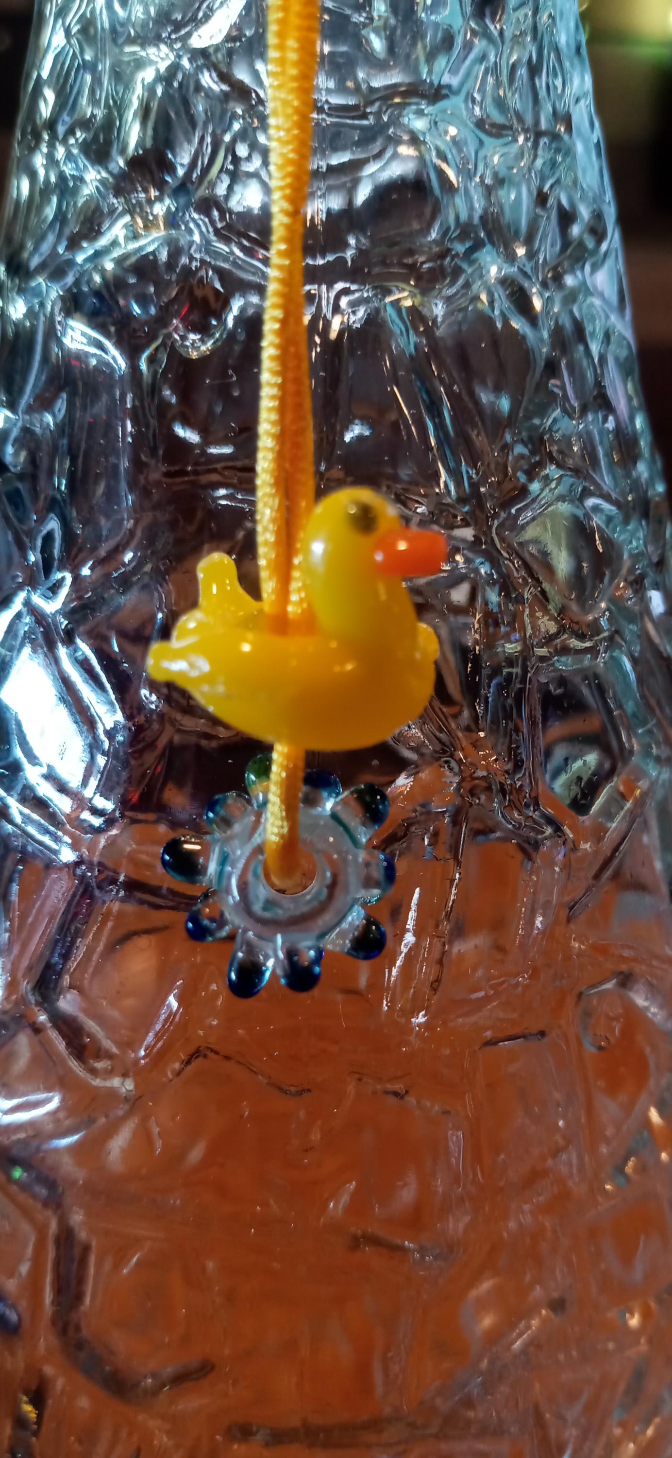 Glass Rubber Ducky Bead Necklace - Etsy