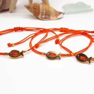 Small Gold Fish Bracelet, Bracelet With Fish Charm, Tilapia Armband ...