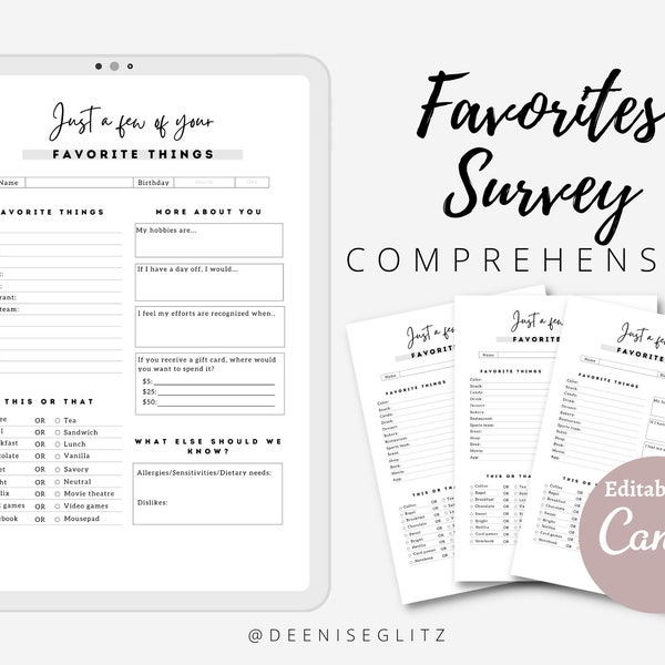 Corporate Employee Questionnaire - Etsy