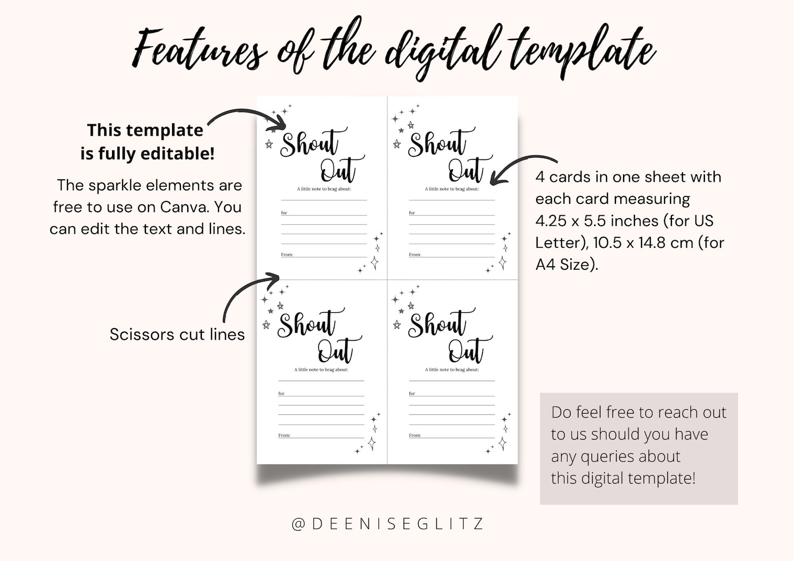 STARS NIGHT Shout Out Card, Staff Appreciation, Student Compliment Card ...