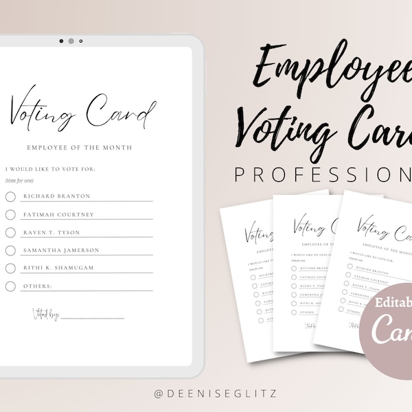 Employee Voting - Etsy