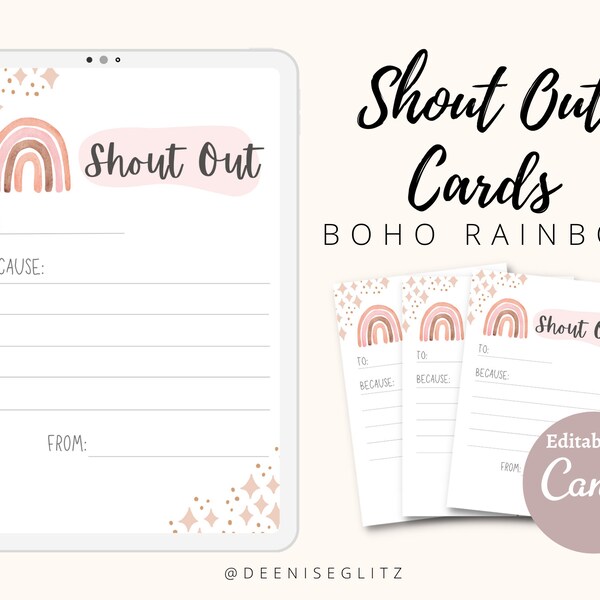 Shout Out Cards - Etsy