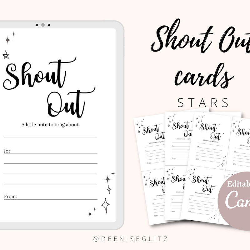 Shout Out Cards - Etsy
