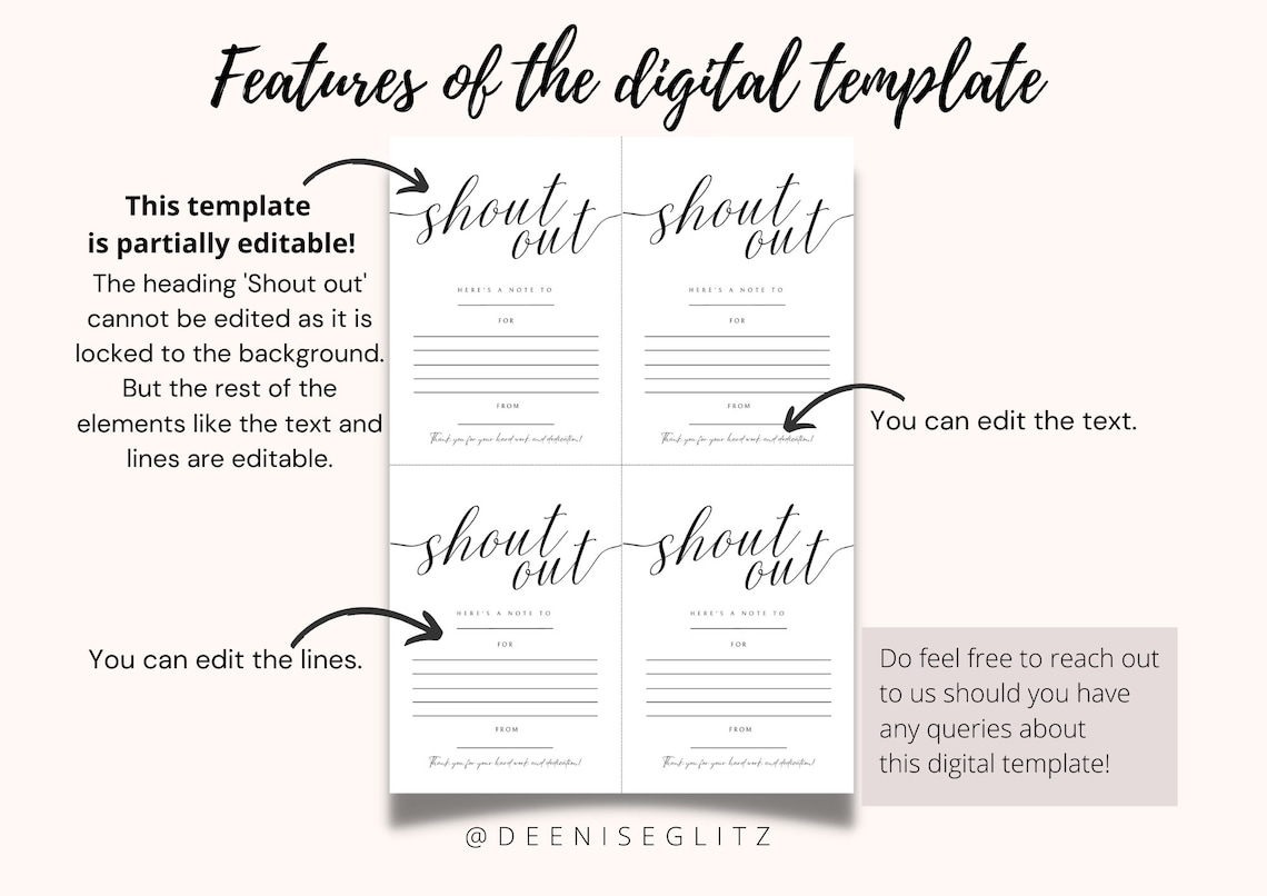 CLASSY Shout Out Cards, for Staff, Co-workers, Employees, Students or ...