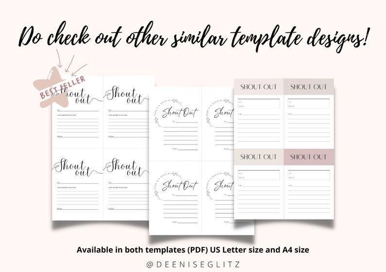 CLASSY Shout Out Cards, for Staff, Co-workers, Employees, Students or ...