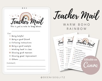 Note From Teacher - Etsy