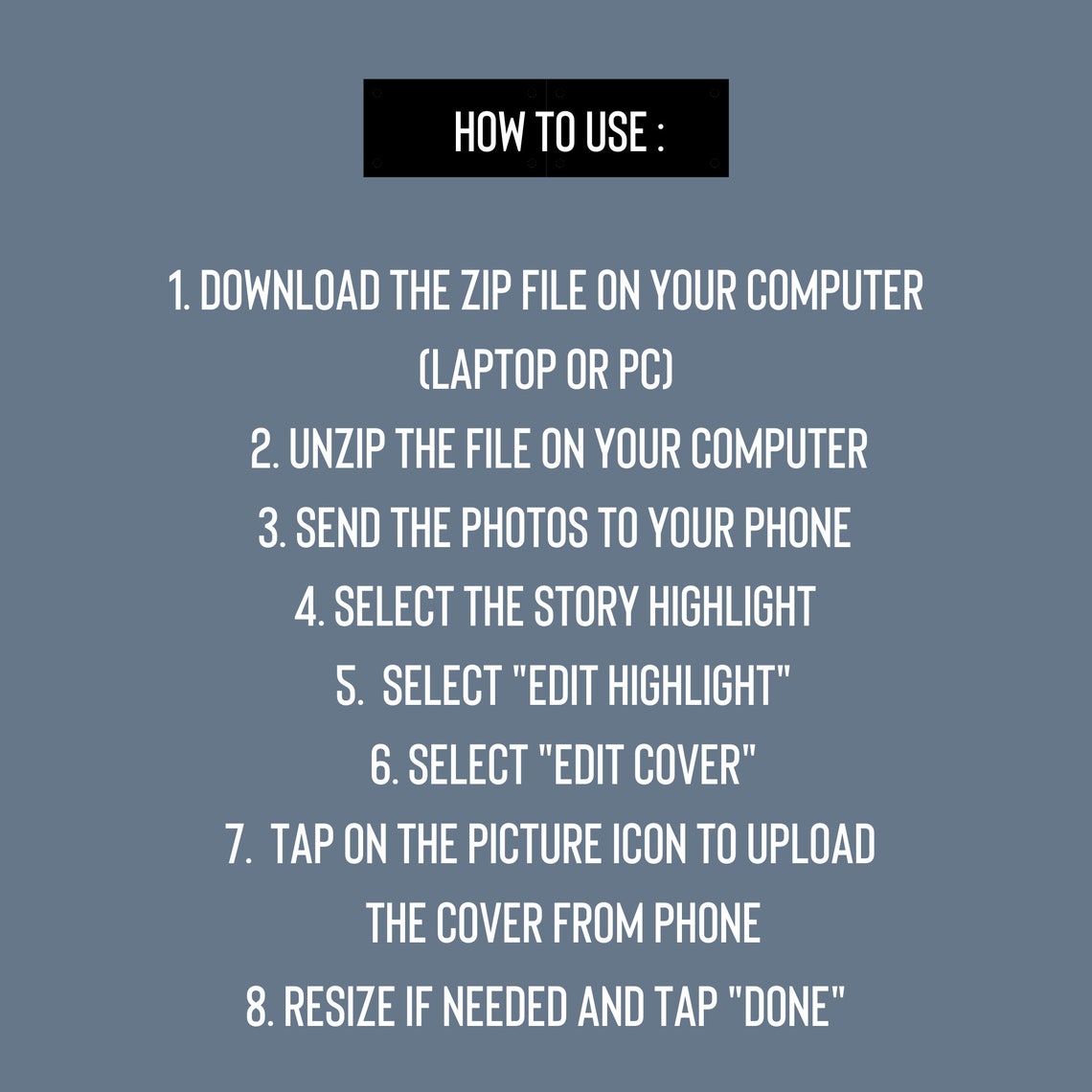 26 English Alphabets Instagram Story Highlight Covers, B&W, Lowercase ...