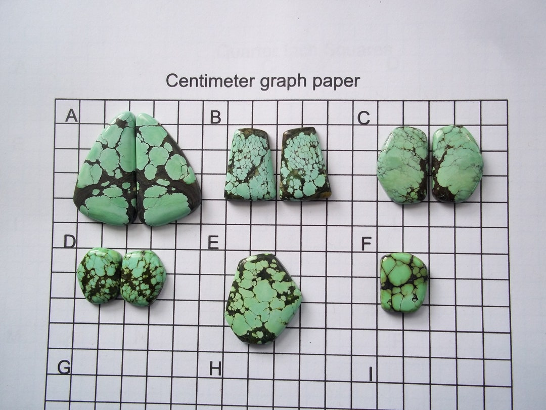 High Grade Green Spider Web Turquoise From Tibet (004) - Etsy