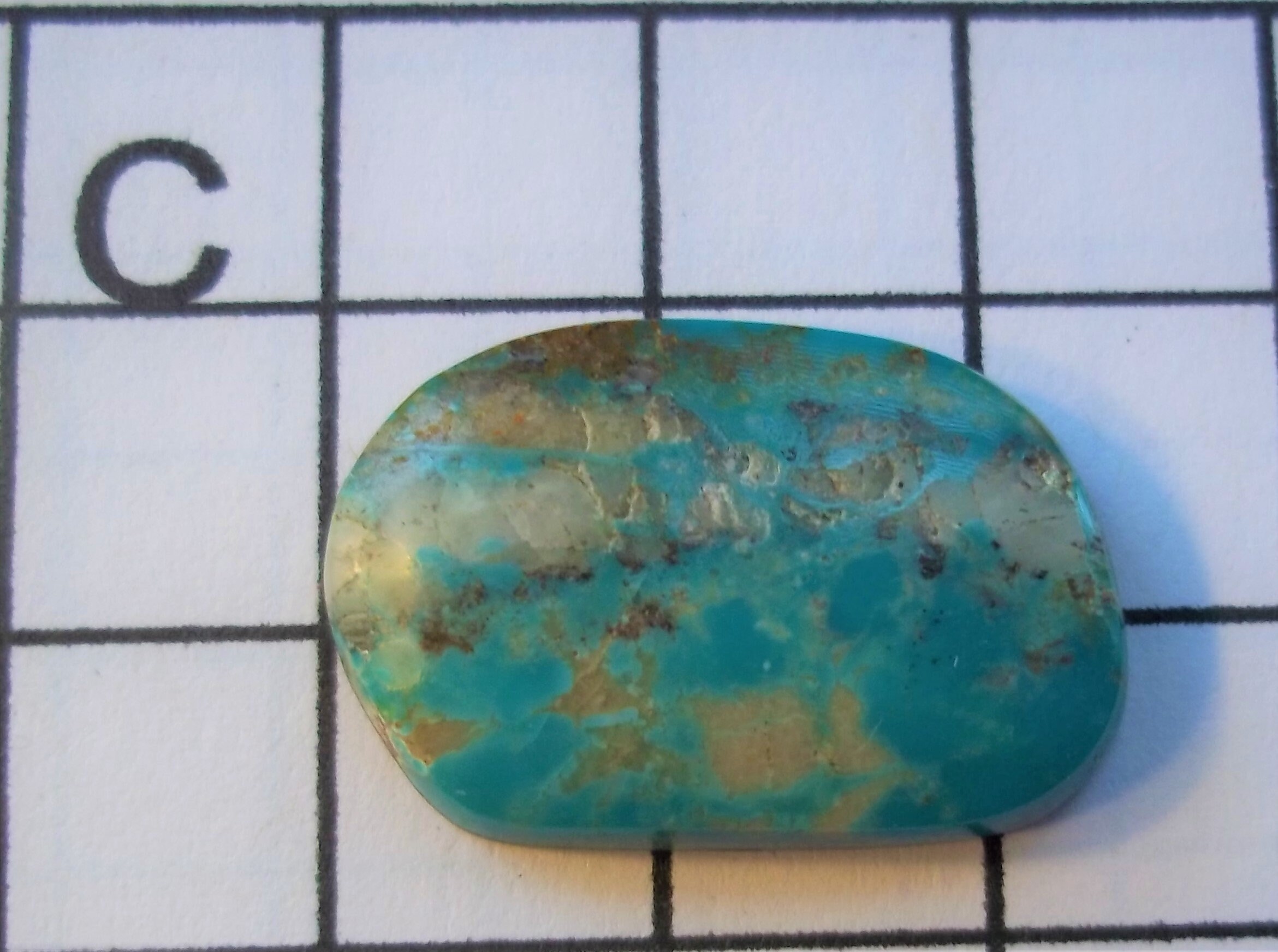 Royston District, Royal Blue Turquoise Mine, Cabochons. Multiple Choice ...