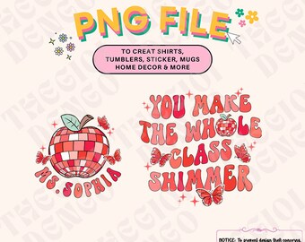 DIGITAL DOWNLOAD You Make the Whole Class Shimmer Teacher Appreciation ...